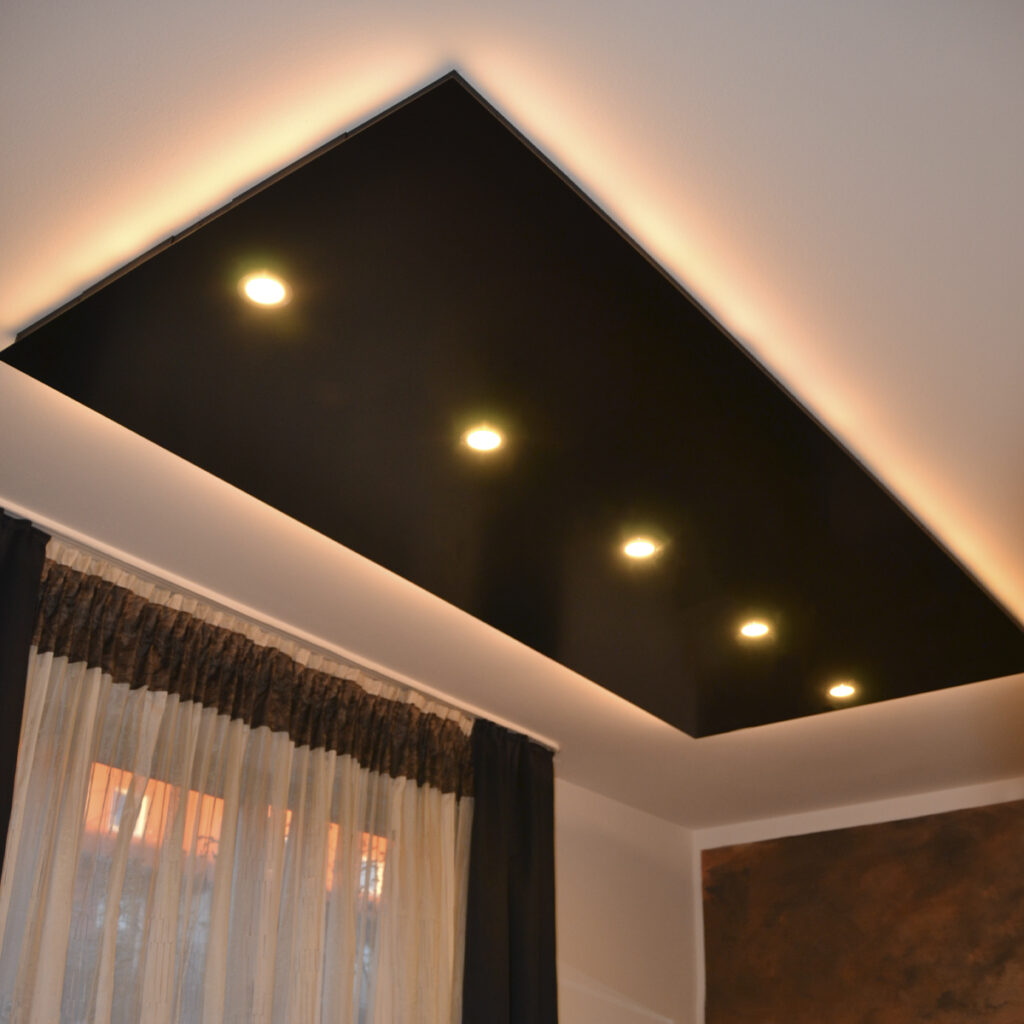 Deckensegel LED, Rechteck - Lichtdekor.de