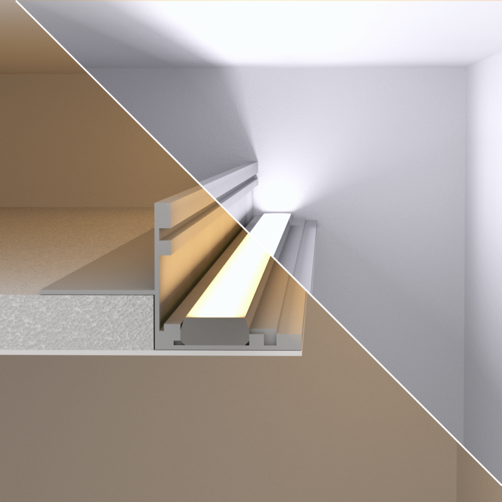 LED Lichtleisten für Decken und Wände - effizient und dimmbar